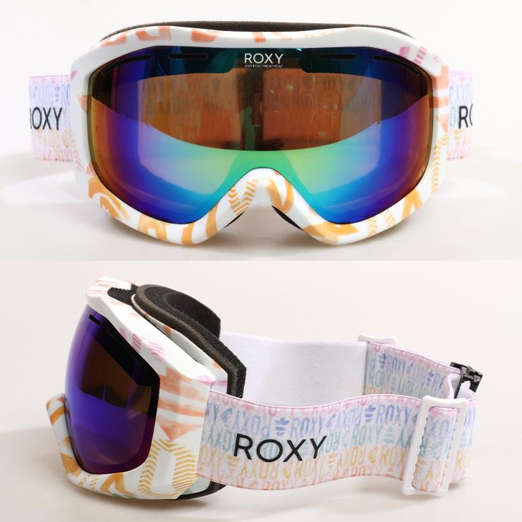 2024 ROXY ロキシースキー スノーボード ゴーグル SUNSET ART SERIES AF サンセットアート WBS0 SAPIN WHITE レンズ/ML BLUE ...