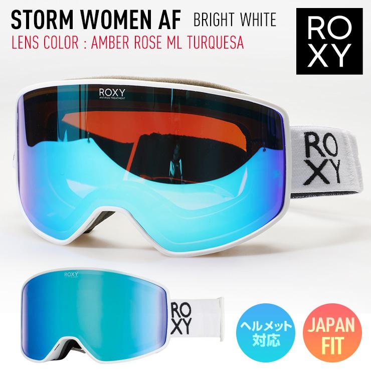 ROXY 2025 ロキシースキー スノーボード ゴーグル STORM WOMEN AF ストーム WBB0 レンズ: AMBER ROSE ML TURQUESA RGO243408 ...