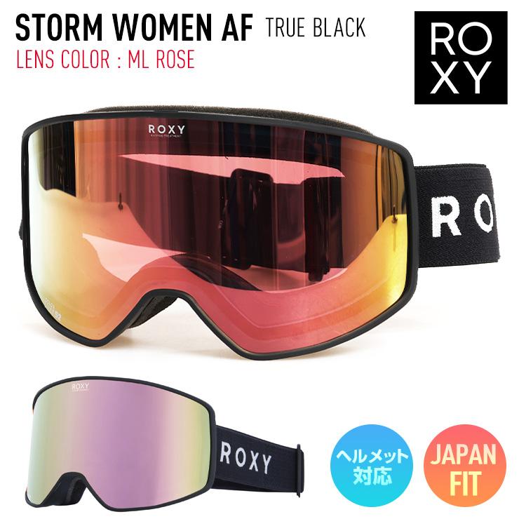 ROXY 2026 ロキシー スノーボード スキー ゴーグル STORM WOMEN AF ストーム KVJ0 TRUE BLACK レンズ: ML ROSE : モアスノー Yahoo!店 ...