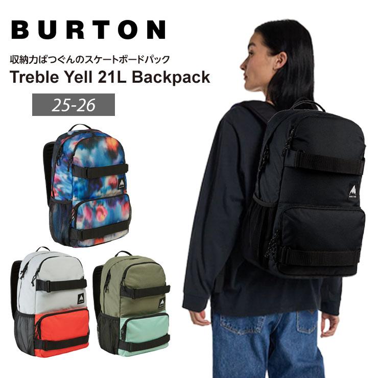 BURTON バートン Treble Yell 21L Backpack スケートボード バックパック ユニセックス : モアスノー Yahoo!店 - 通販 - Yahoo!ショッピング