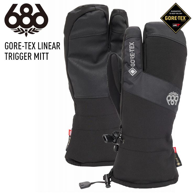 686（シックスエイトシックス） 24-25 686 GORE-TEX LINEAR TRIGGER MITT ゴアテックスライナー トリガーミット グローブ スノーボード スキー : モア ...