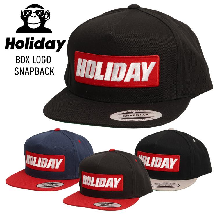 HOLIDAY ホリデー BOX LOGO SNAPBACK CAP ボックスロゴ スナップバック キャップ 帽子 : モアスノー Yahoo!店 - 通販 - Yahoo!ショッピング
