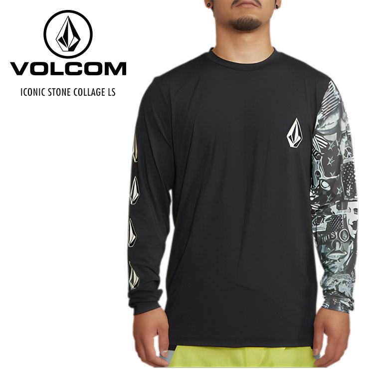 VOLCOM ボルコム ICONIC STONE COLLAGE LONG SLEEVE RASHGUARD A9312204 ラッシュガード : モアスノー Yahoo!店 - 通販 ...