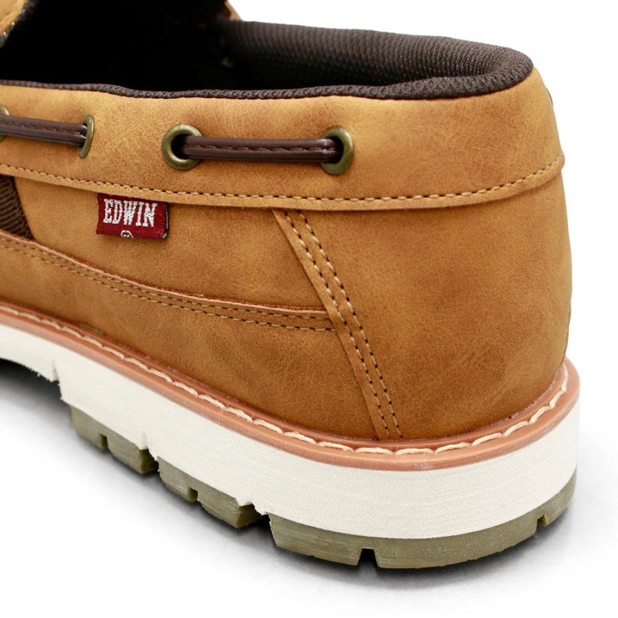 EDWIN エドウィン 靴 スリッポン 防水 ローファー メンズ カジュアルシューズ 革靴 スニーカー 耐滑ダブル底 上質素材 PUレザー 紐なし靴 edm4103｜正規販売店 爆買 ...