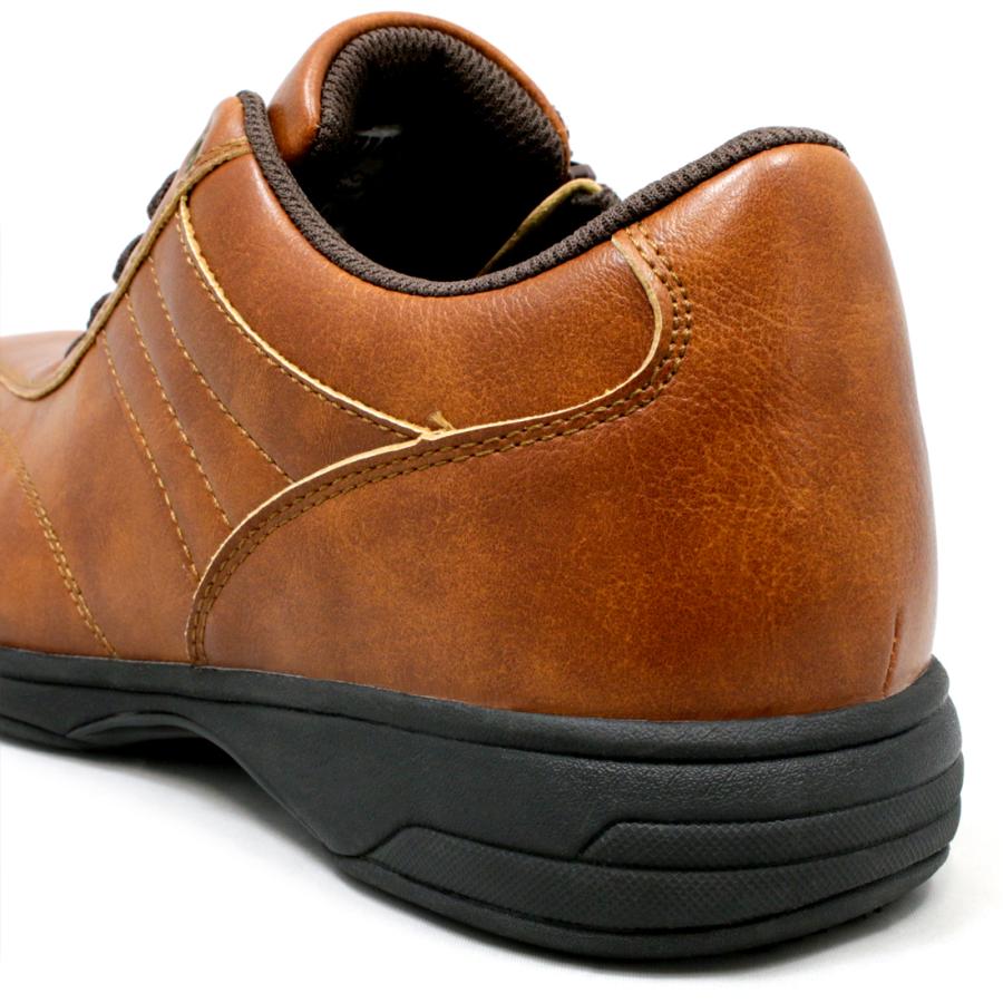 EDWIN スニーカー 防水 カジュアル 兼 ビジネススニーカー ウォーキングシューズ メンズ 3E ファスナー付き PUレザー 紐靴 エドウィン edm457｜正規販売店 ...