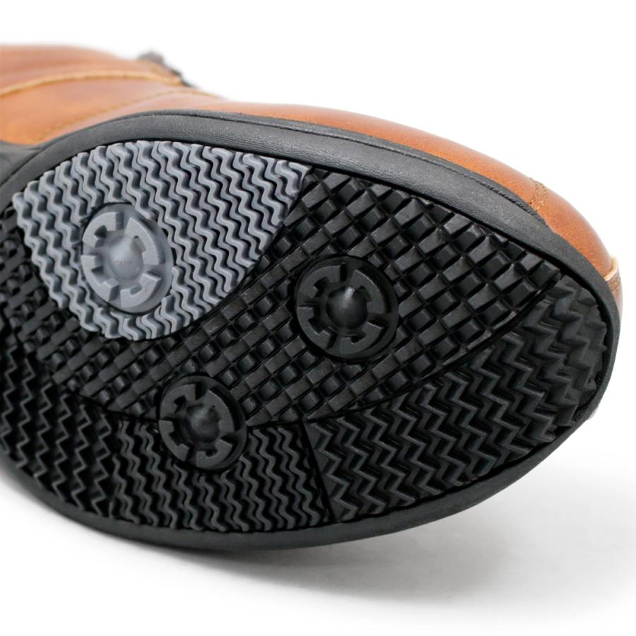 EDWIN スニーカー 防水 カジュアル 兼 ビジネススニーカー ウォーキングシューズ メンズ 3E ファスナー付き PUレザー 紐靴 エドウィン edm457｜正規販売店 ...