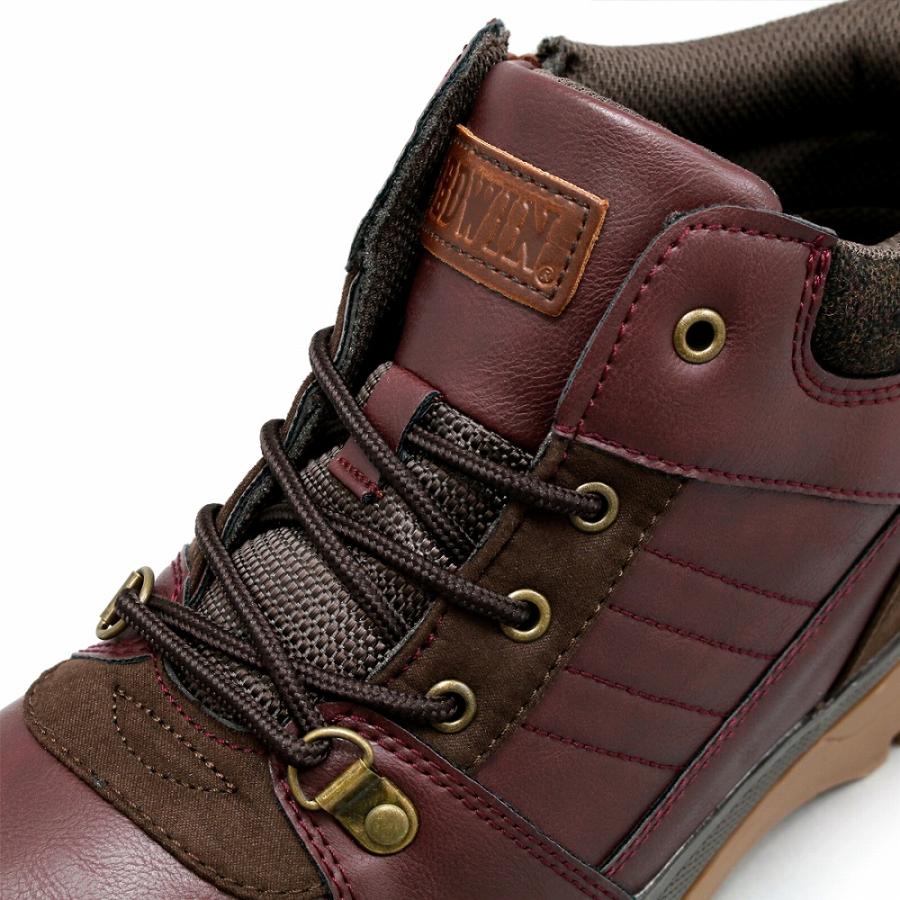 EDWIN エドウィン スニーカー ハイカット メンズ 防水 カジュアル アウトドア 耐滑 スニーカーブーツ PUレザー 幅広 3e ファスナー付き edm6560｜正規販売店 爆買 ...