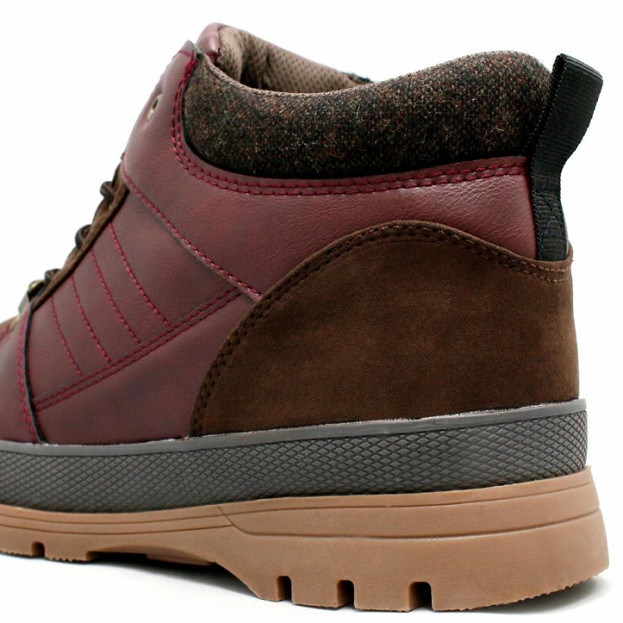 EDWIN エドウィン スニーカー ハイカット メンズ 防水 カジュアル アウトドア 耐滑 スニーカーブーツ PUレザー 幅広 3e ファスナー付き edm6560｜正規販売店 爆買 ...