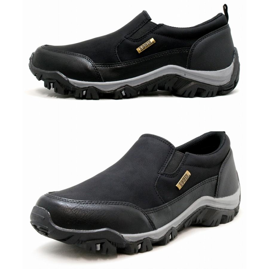 EDWIN スリッポン メンズ 軽量 防水 スニーカー アウトドアシューズ 耐滑 防滑 PUレザー 3E 紐なし靴 edm9802｜正規販売店 : moriashizakkaヤフー店 - 通販 ...