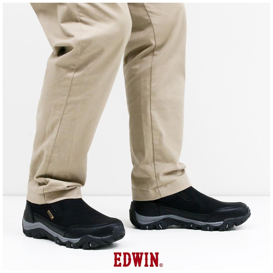 EDWIN スリッポン メンズ 軽量 防水 スニーカー アウトドアシューズ 耐滑 防滑 PUレザー 3E 紐なし靴 edm9802｜正規販売店 : moriashizakkaヤフー店 - 通販 ...