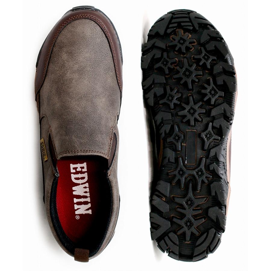 EDWIN スリッポン メンズ 軽量 防水 スニーカー アウトドアシューズ 耐滑 防滑 PUレザー 3E 紐なし靴 edm9802｜正規販売店 : moriashizakkaヤフー店 - 通販 ...