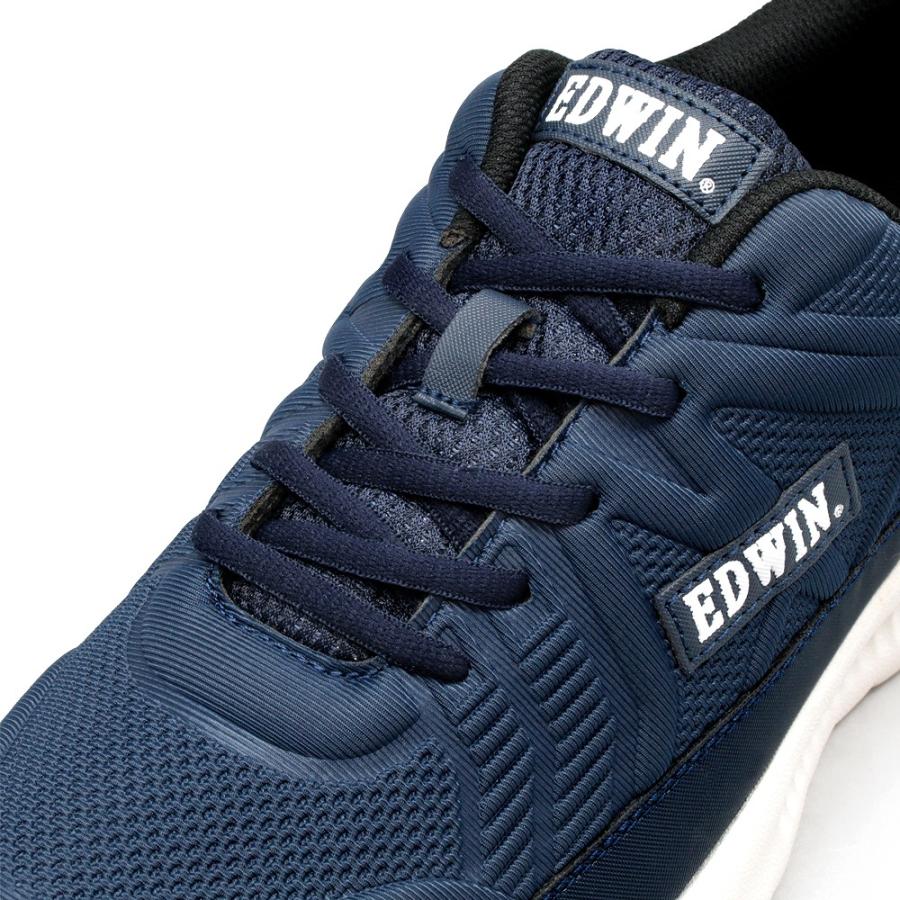 EDWIN（エドウィン） 安全靴 幅広 4E スニーカー 軽量 通気 耐水 強撥水 樹脂先芯 ローカット 紐靴 作業靴 おしゃれ EDWIN esm110 : moriashizakkaヤフー ...