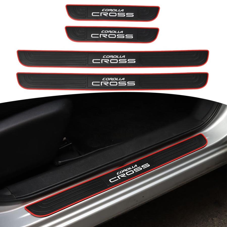 LEXLEYS トヨタ カローラクロス 10系（2021年9月〜） サイドステップガード スカッフプレート 車用ドアモール サイドモール ドアガードス : 森本商店 - 通販 - Yahoo ...