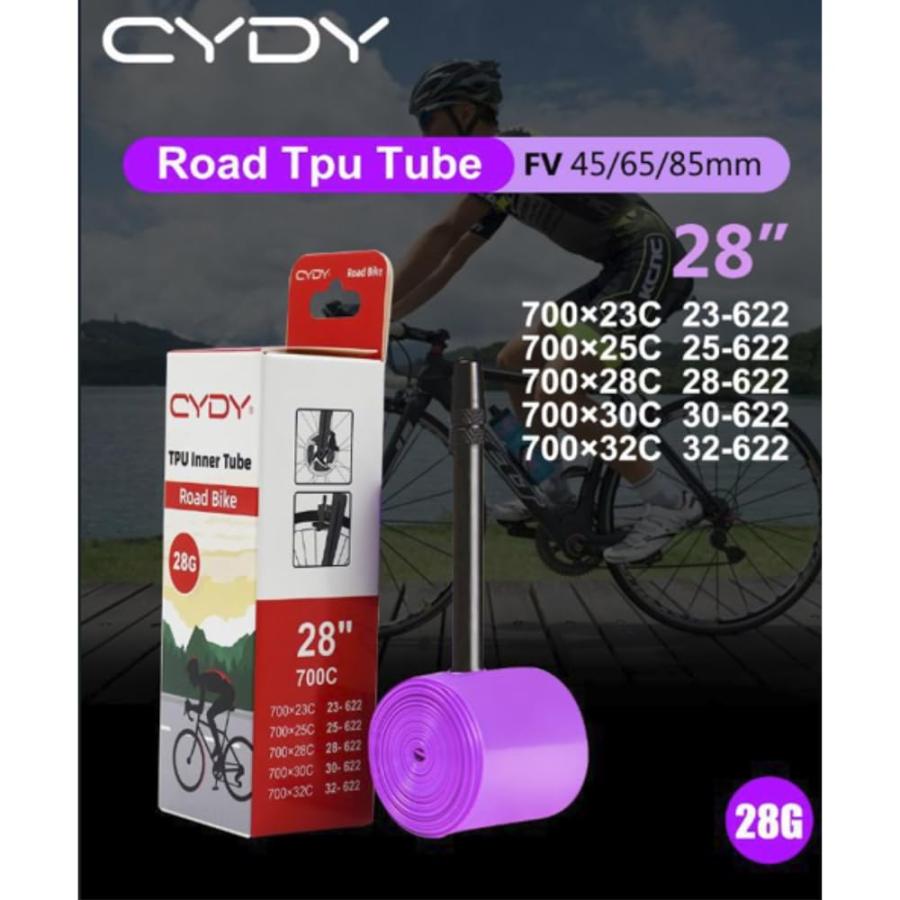 CYDY(シディ) 超軽量TPUチューブ 28g 2個セット ロード用Ver.2.0 (85mm) : 森本商店 - 通販 - Yahoo!ショッピング