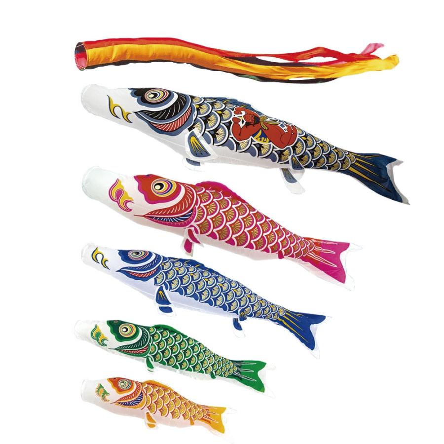 村上鯉のぼり ナイロンゴールド 大型鯉のぼりセット 8m8点 五色吹流し 金太郎付 村上こいのぼり : 祭・人形の森景 - 通販 - Yahoo!ショッピング