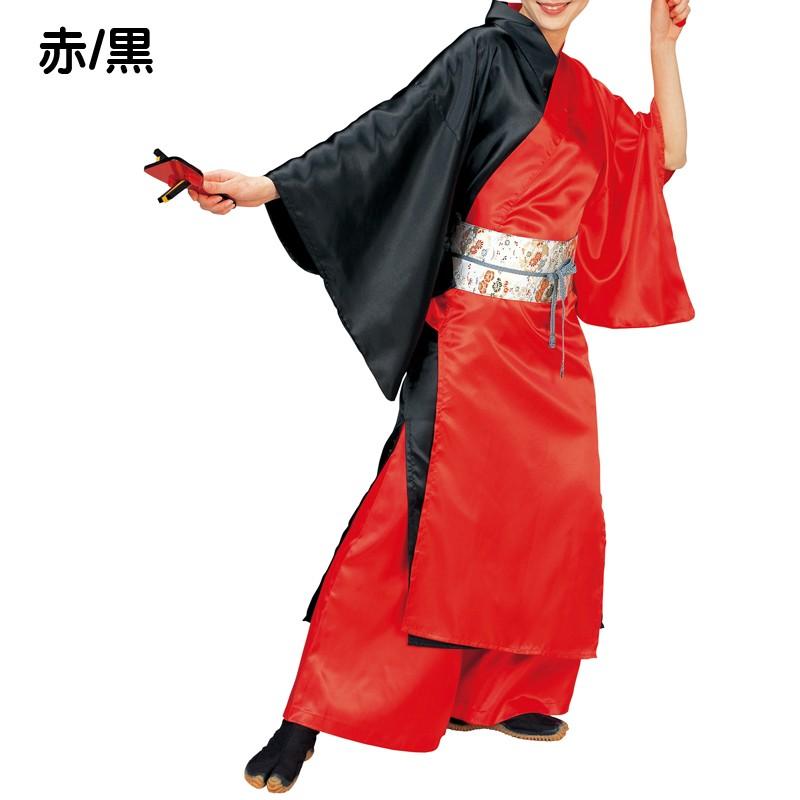 よさこい衣装 ツートン着物袢天 長袢天 青白・黒白・赤黒・紫 E7928 7929 7930 7931 : 祭・人形の森景 - 通販 - Yahoo!ショッピング