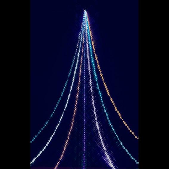 イルミネーション LED 5M ドレープライトシリーズ 672球 5MニュージュエルカラーLEDドレープライト 防滴仕様 : 人形のモリシゲ - 通販 - Yahoo!ショッピング