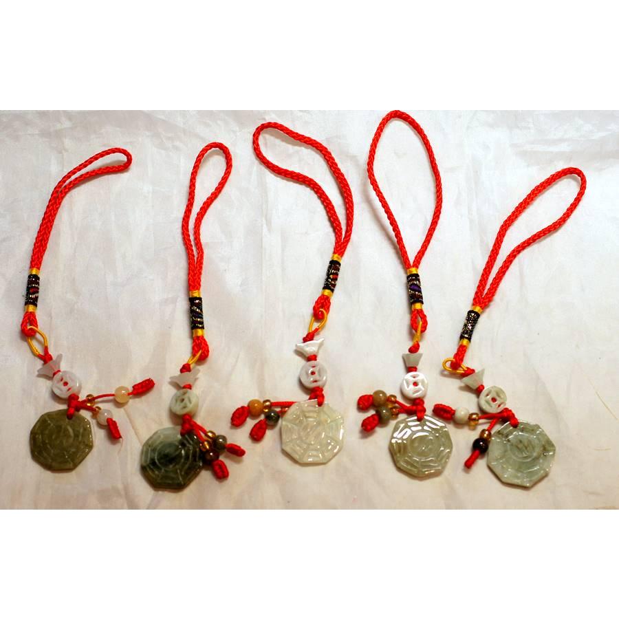 軟玉翡翠 吉祥 玉石飾り 太極八卦 ストラップ 根付 245S2 : お土産ショップMORIYA - 通販 - Yahoo!ショッピング