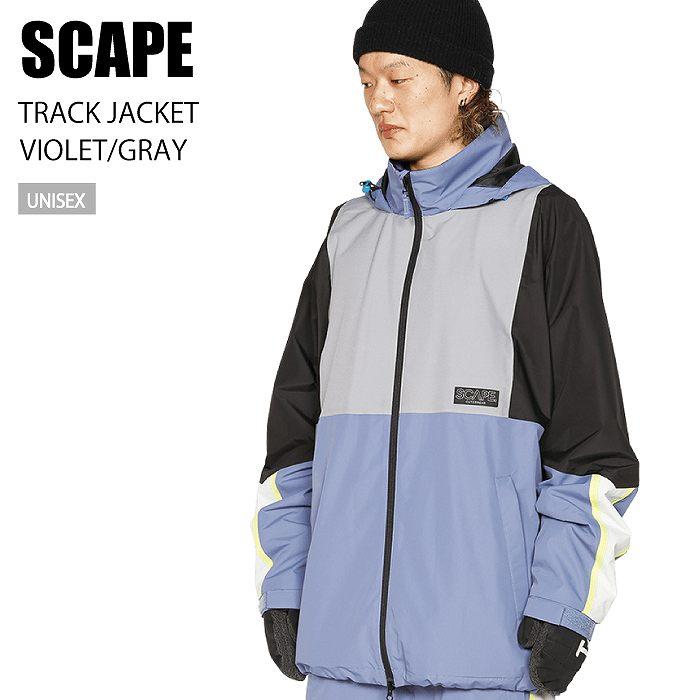 SCAPE エスケープ ウェア TRACK JACKET 22-23 VIOLET/GRAY メンズ レディース ジャケット スノーボード : モリヤマスポーツ Yahoo!店 - 通販 ...