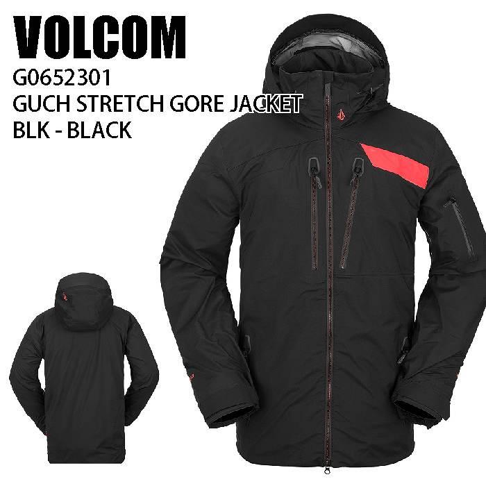VOLCOM ボルコム ウェア GUCH STRETCH GORE JACKET 22-23 BLK メンズ ジャケット スノーボード ...