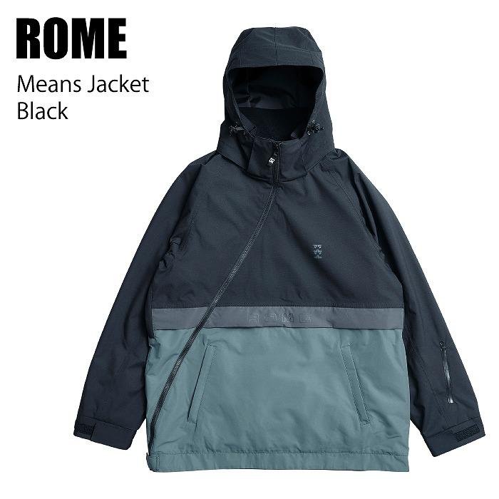 ROME ローム MEANS JACKET BLACK 24-25 ウエア メンズ ジャケット スノーボード : モリヤマスポーツ Yahoo ...