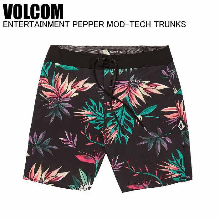 VOLCOM ボルコム A0822301 ENTERTAINMENT PEPPER MOD-TECH TRUNKS BLACK ボルコムサーフパンツ 水着 : モリヤマスポーツ Yahoo!店 ...