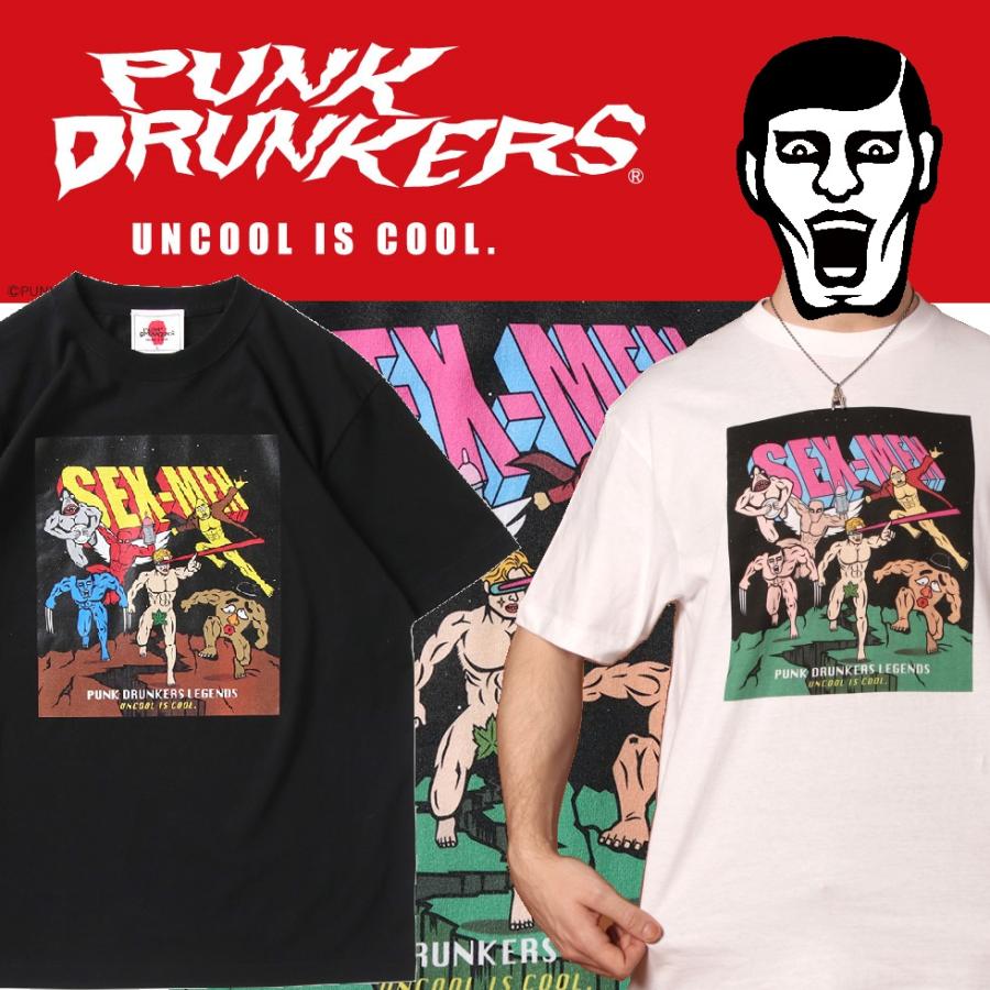 PUNKDRUNKERS SEX-MEN.TEE パンクドランカーズ : pds-23029 : MOSHMACHINE@Yahoo!店 - 通販 - Yahoo!ショッピング