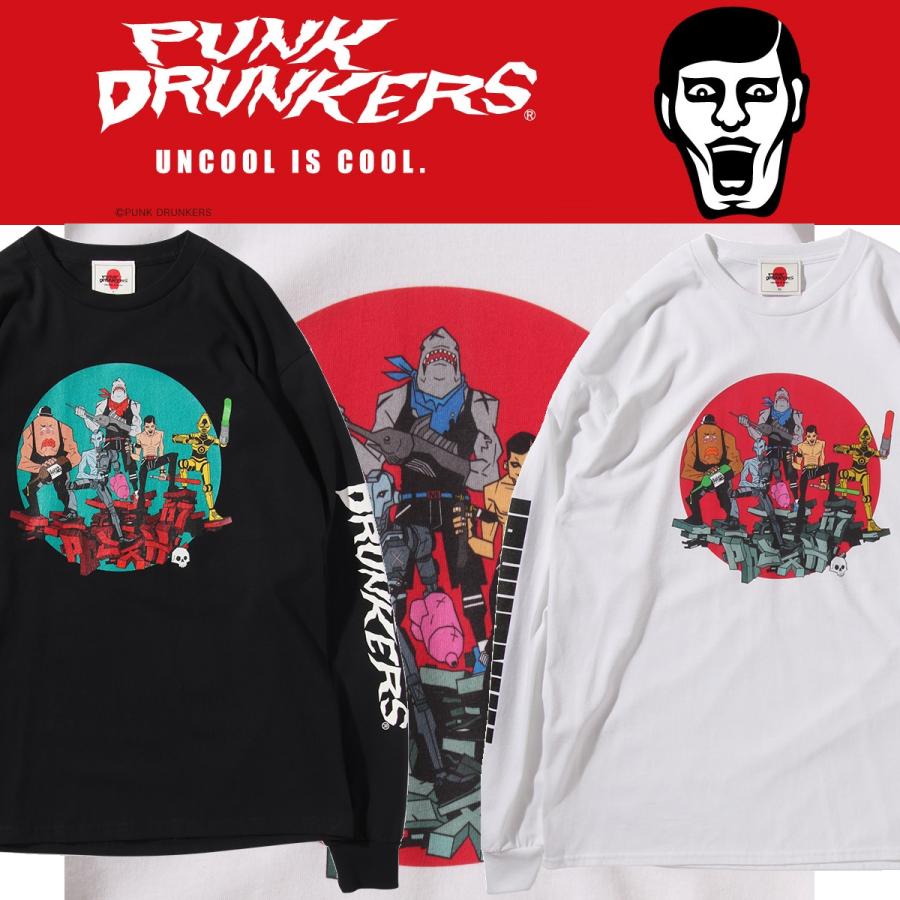 PUNKDRUNKERS x H67 集合ロンTEE パンクドランカーズ : pds-23182 : MOSHMACHINE@Yahoo!店 - 通販 - Yahoo!ショッピング