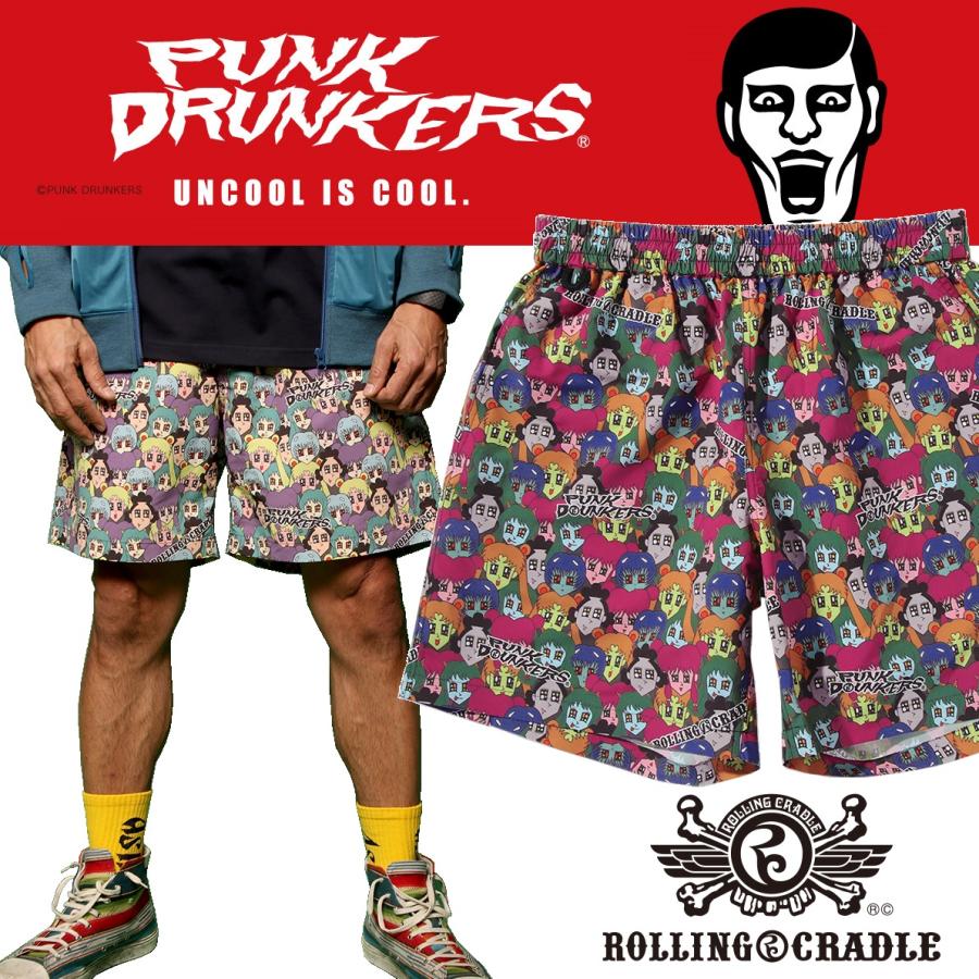 PUNK DRUNKERS PUNKDRUNKERS x ROLLINGCRADLE 微少女ショーツ ハーフパンツ パンクドランカーズ ローリングクレイドル : MOSHMACHINE ...