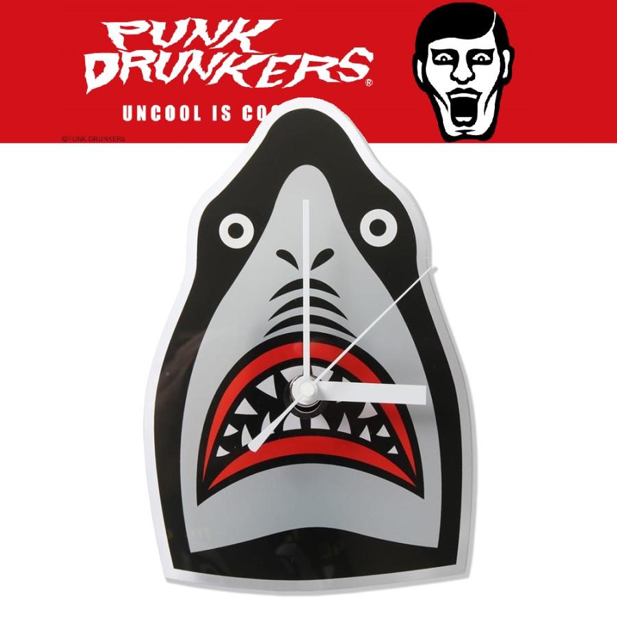 PUNK DRUNKERS PUNKDRUNKERS 鮫人アクリル時計 パンクドランカーズ : MOSHMACHINE@Yahoo!店 - 通販 - Yahoo!ショッピング