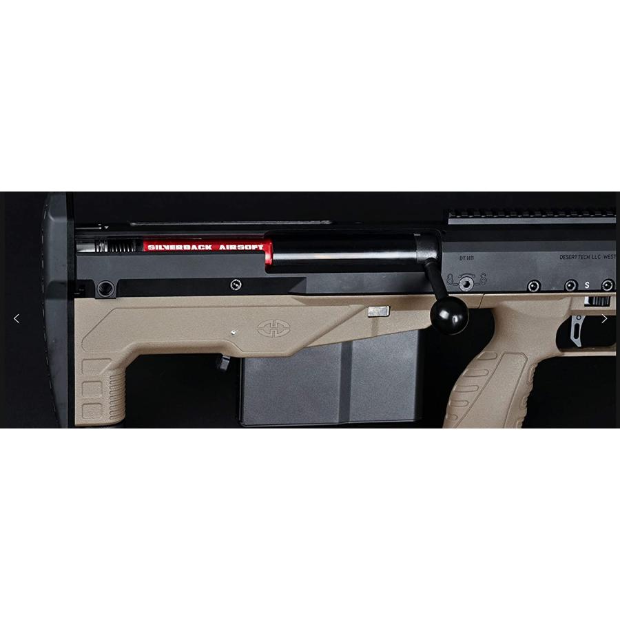 Silverback HTI .50 BMG Rifle (Pull Bolt)(ブルパップエアコッキングライフル) Black/FDE プル ...