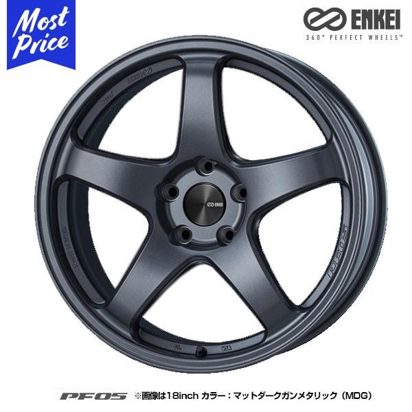 ENKEI エンケイ パフォーマンスライン PF05 ピーエフ ゼロファイブ 19インチ 7.5J 48 5-100 フェイスタイプ：F ホイール1本 :enk-pf05-1975-48-5 ...
