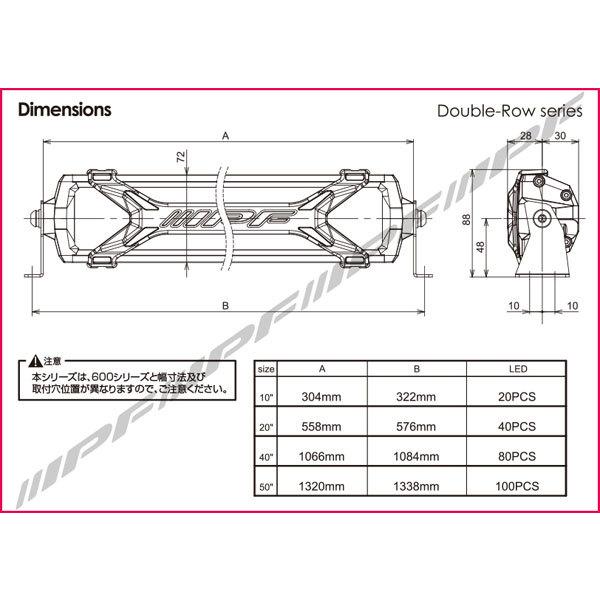 IPF LEDライトバー 600Sシリーズ 20インチ ダブルロー 〔622SD〕 | アイピーエフ NEW LEDバー エスシリーズ オフロード クロカン : モーストプライス - 通販 ...