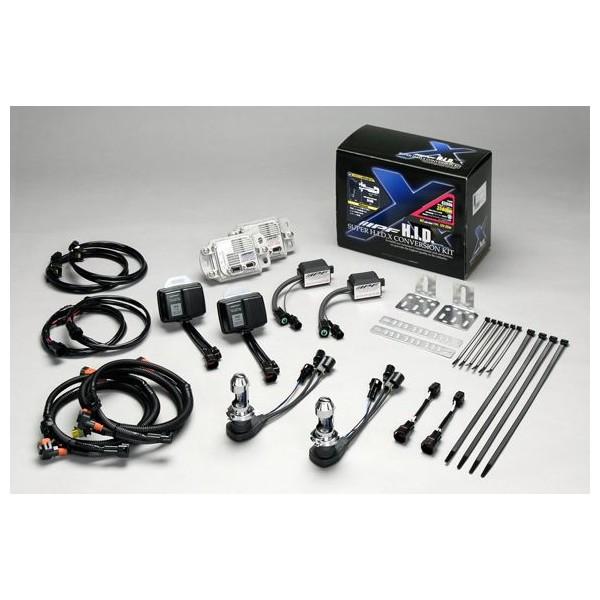 IPF 純正交換 HIDコンバージョンキットSUPER HID X CONVERSION KIT HB3/HB4 6850k 〔XD73 ...