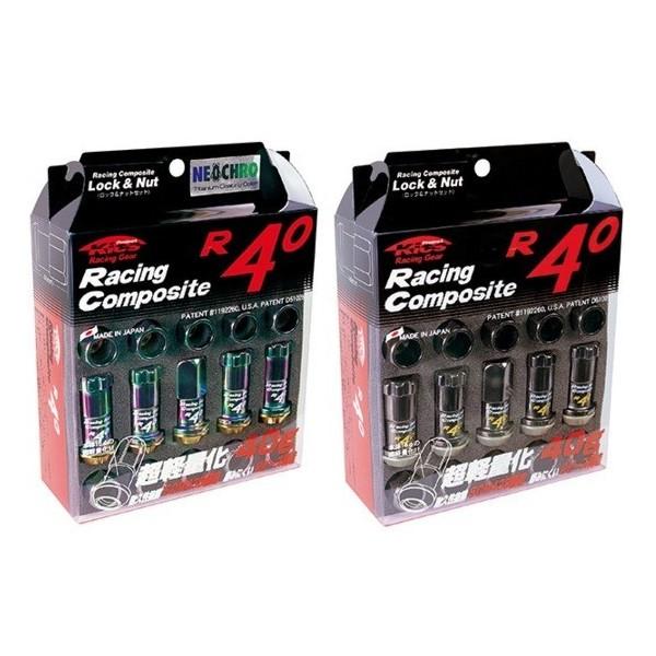 KYO-EI 協永産業 Kics レーシングコンポジットR40 ロック&ナットセット 〔RC-11K〕 5穴用 M12xP1.5 クラシカル ...