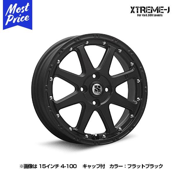MLJ エクストリームJ XTREME-J 15インチ 4.5J 43 4-100 フラットブラック ホイール1本 : モーストプライス - 通販 - Yahoo!ショッピング