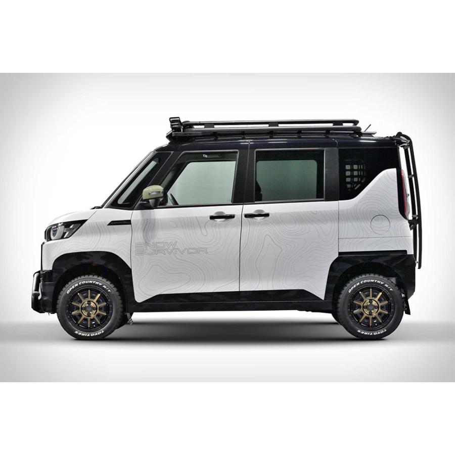 共豊 PPX D10X 14インチ 4.5J 48 4-100 ブラック×ポリッシュ×マットブロンズクリア ホイール1本 | AME 軽自動車 軽カー ハスラー ワゴンR N-WGN デリカ ...