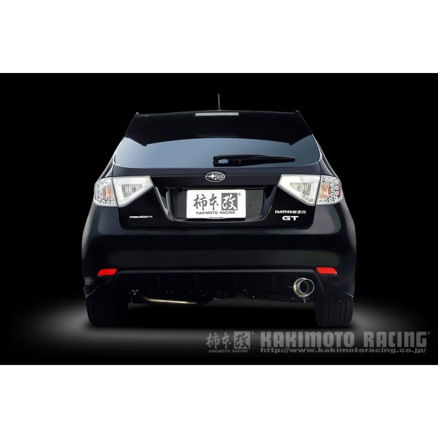 柿本改 マフラー Regu.06&R インプレッサ〔B22329〕| KAKIMOTO カキモトレーシング エキゾースト ホンダ SUBARU IMPREZA 排気系 JASMA認定 車検対応 ...