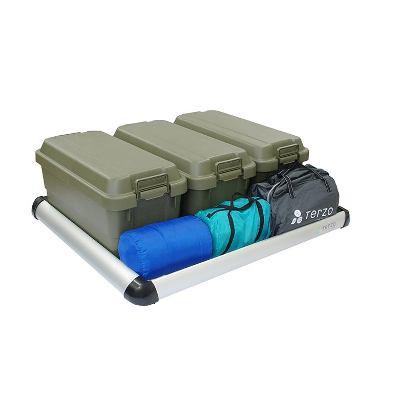 TERZO ROOF RACK MIDDLE ルーフラックミドル シルバー〔EA315〕 PIAA ルーフキャリア ルーフラック アウトドア ...