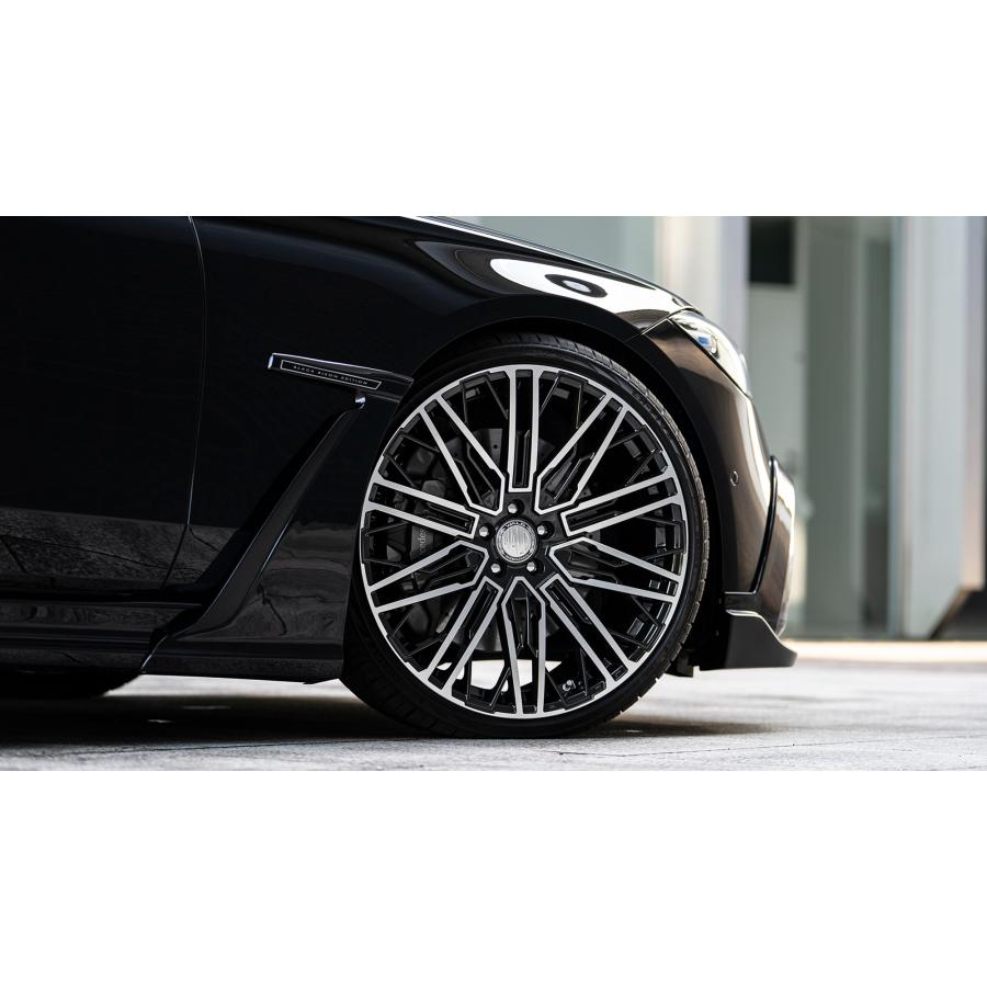 WALD ホイール BM-001 22インチ 9.0J 33 5-112 ブラック×ポリッシュ 1本 | ヴァルド for MERCEDES BENZ / BENTLEY / AUDI ...