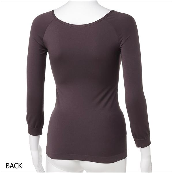 着るタイツ 8分袖 インナー Uネック レディース 女性 アツギ ATSUGI : 48763 : モテ下着Yahoo!支店 - 通販 - Yahoo!ショッピング