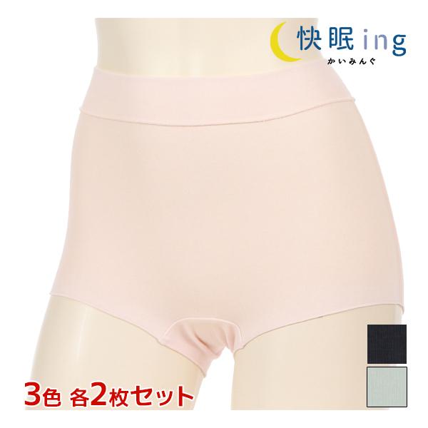 ATSUGI 3色2枚ずつ 6枚セット 快眠ing かいみんぐ 裾メロウナイトショーツ ナイトショーツ アツギ : モテ下着Yahoo!支店 - 通販 - Yahoo!ショッピング