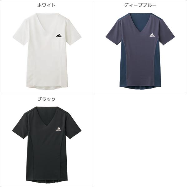 adidas 3色1枚ずつ 3枚セット アディダス VネックTシャツ インナー グンゼ GUNZE : モテ下着Yahoo!支店 - 通販 ...