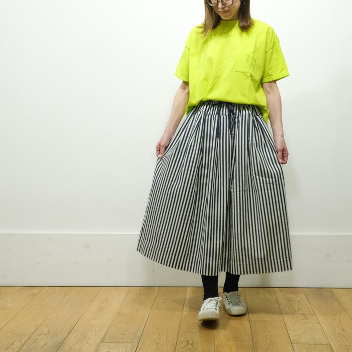 ティグルブロカンテ TIGRE BROCANTE ヒッコリー ポケットフィセル ロングスカート SK-43L-D148 日本製 : motherヤフー店 - 通販 - Yahoo!ショッピング