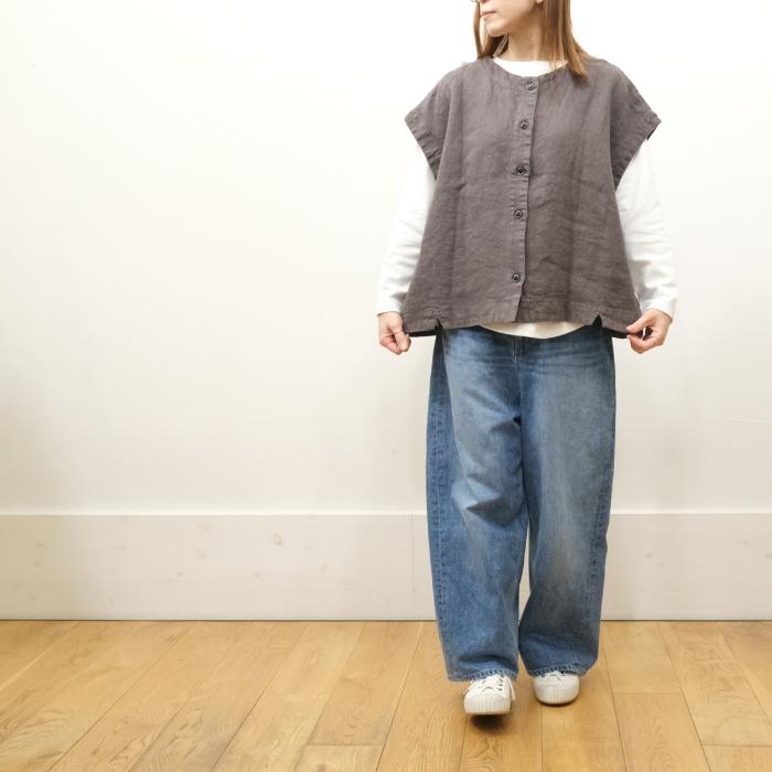 ツムグ tumugu ソリトリネン2 2way ベスト TB25318 日本製 : motherヤフー店 - 通販 - Yahoo!ショッピング