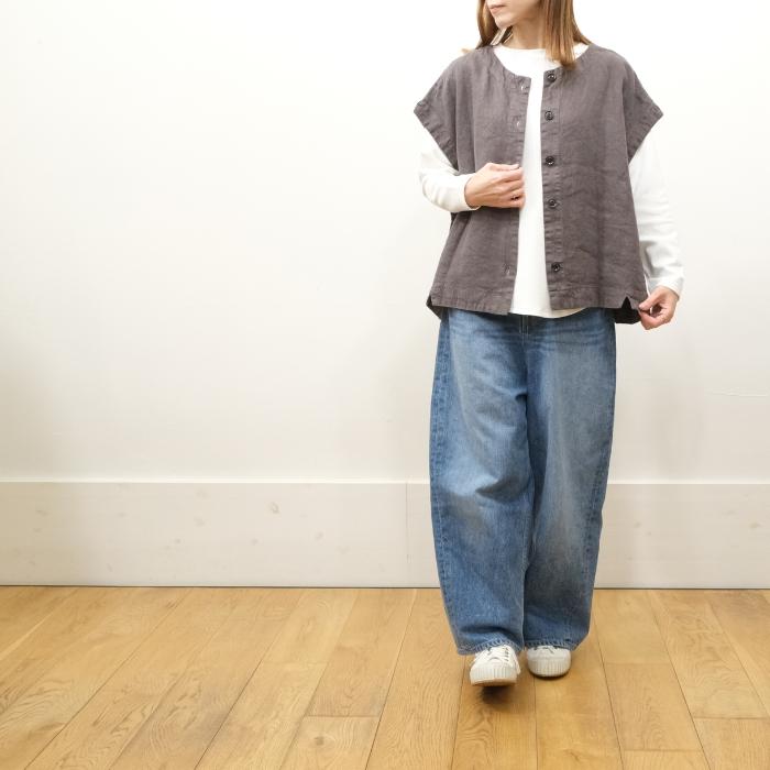 ツムグ tumugu ソリトリネン2 2way ベスト TB25318 日本製 : motherヤフー店 - 通販 - Yahoo!ショッピング