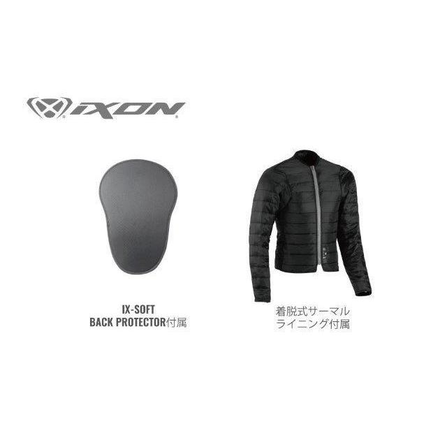 IXON BLAZING A 防水ジャケット サイズ:L ブラック/レッド イクソン 100101153-1058 : MOTO-OCC ヤフーショッピング店 - 通販 - Yahoo!ショッピング