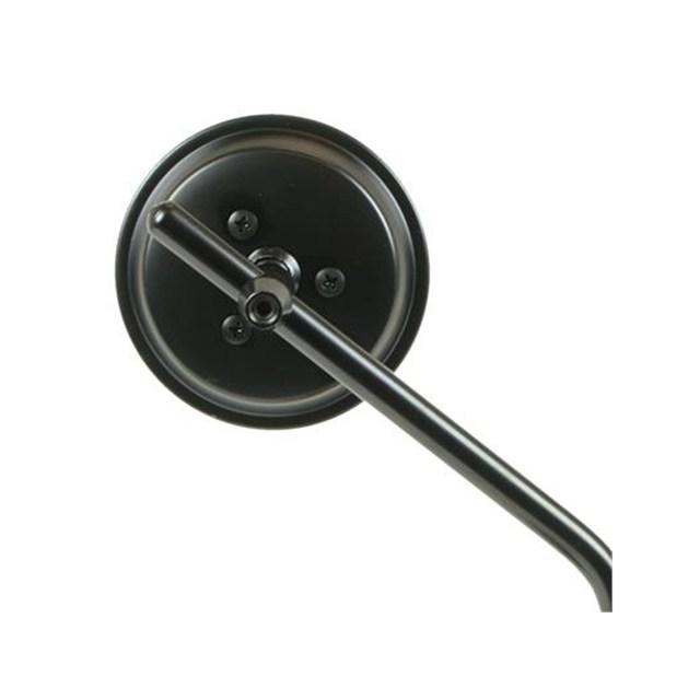 GOODS グッズ 3インチラウンドミラー ブラック M10正ネジ HONDA ホンダ GB250 マグナ Kawasaki カワサキ 250TR、バルカン400 20-06818B ...