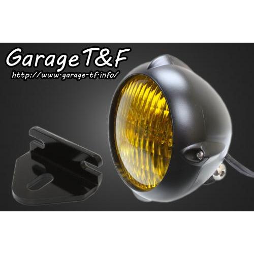 Garage T＆F T&F ガレージ ティーアンドエフ 250TR 4.5インチビンテージライト ブラック &ライトステー タイプE KIT 250TRHL17 : MOTO-OCC ヤフー ...
