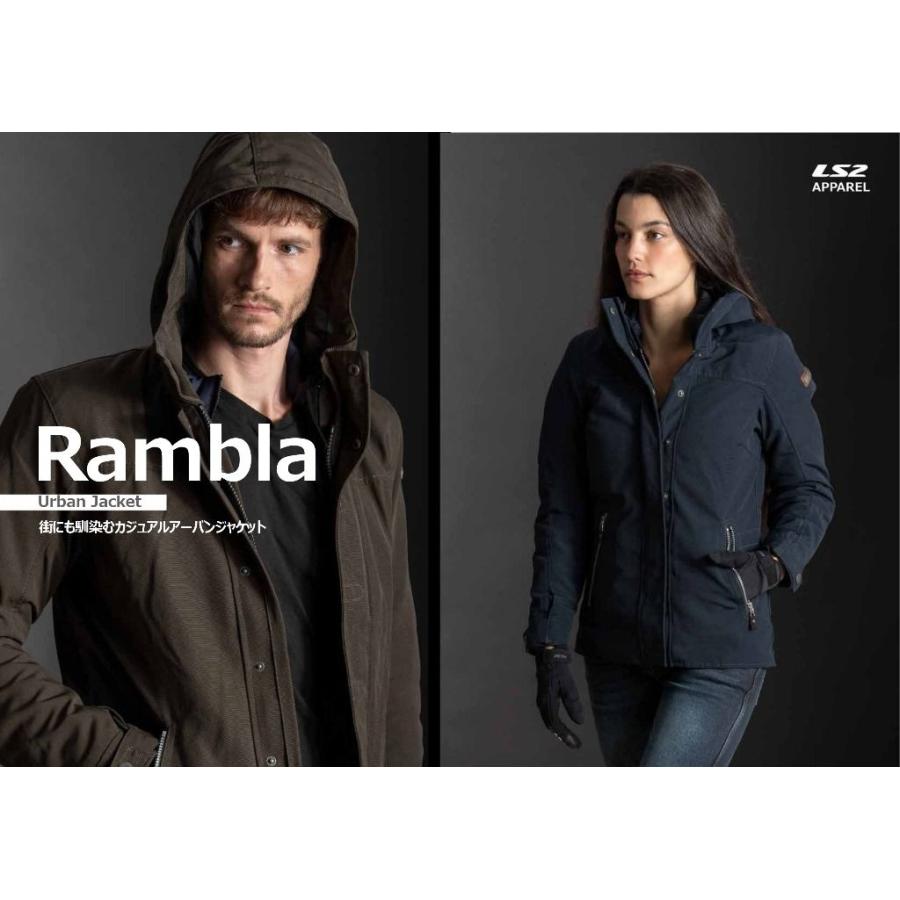 LS2 HELMETS 衝撃プライス！在庫限り当日発送 2XLサイズ エルエス2 Rambla Man UrbanJacket ランブラー アーバンジャケット カーキ KHAKI バイクウエア ...